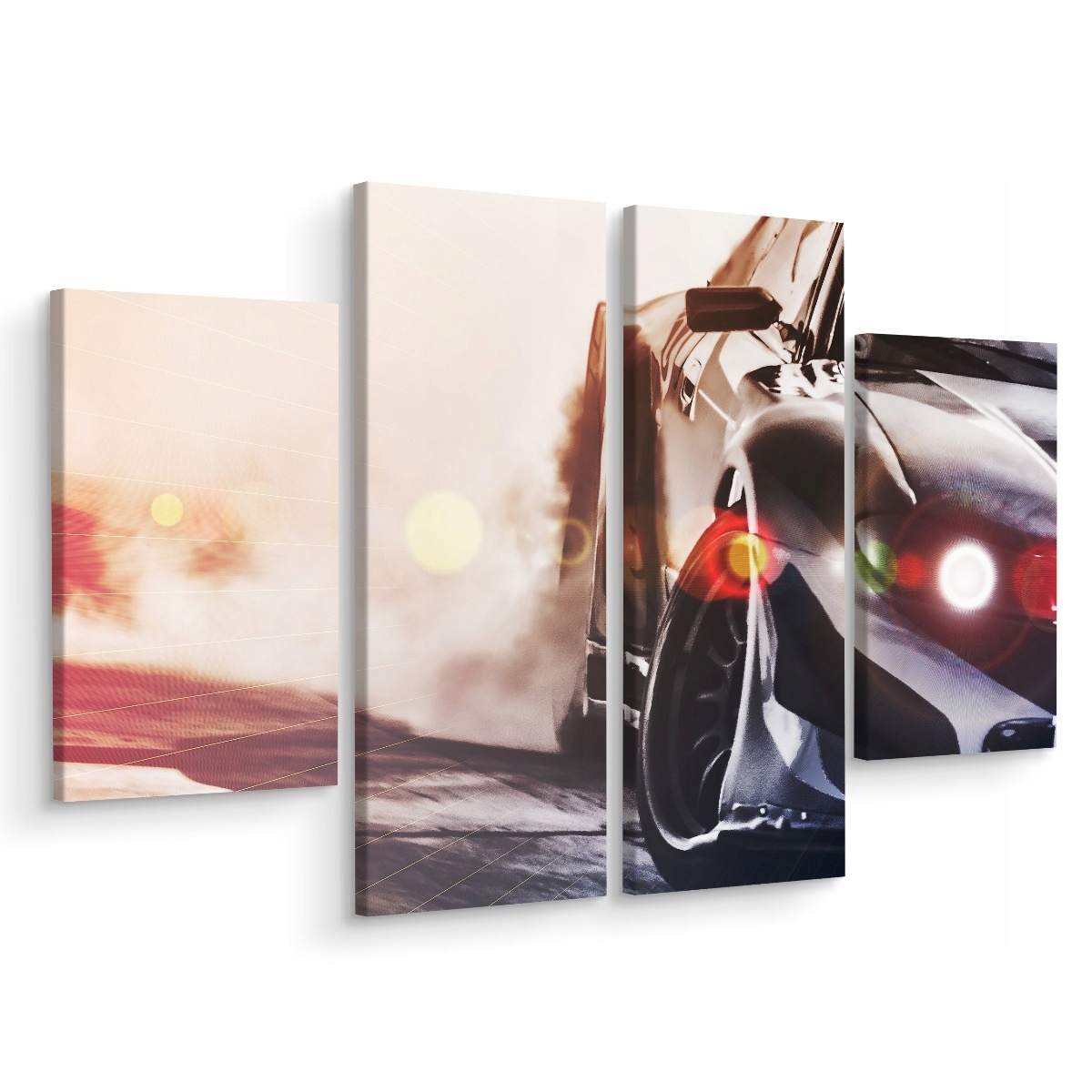 Obrázok 4-dielny Čierny AUTO 3D efekt 200x150 - Allegro