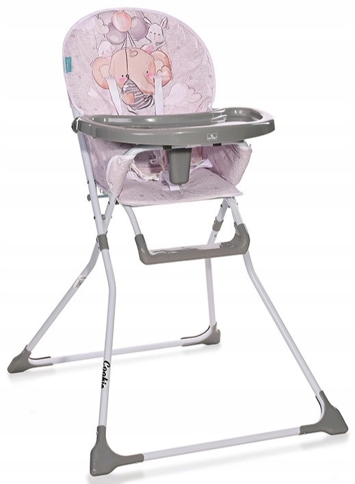 COOKIE Lorelli Jídelní židlička - Marble Grey Flying - Allegro