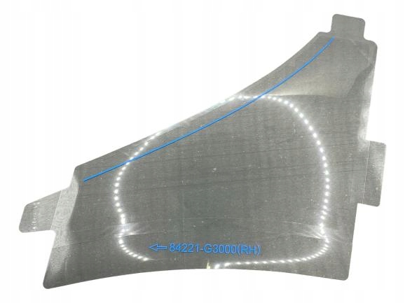 84221G3000 FOLIA ANTYODPRYSKOWA NADKOLA PRAWA ORYGINAŁ OE HYUNDAI I30 ...