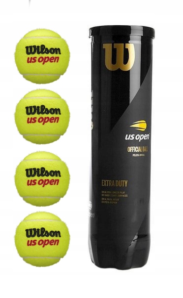 Piłki tenisowe Wilson Us Open 4B - 887768174682 - 15204059133 - Allegro