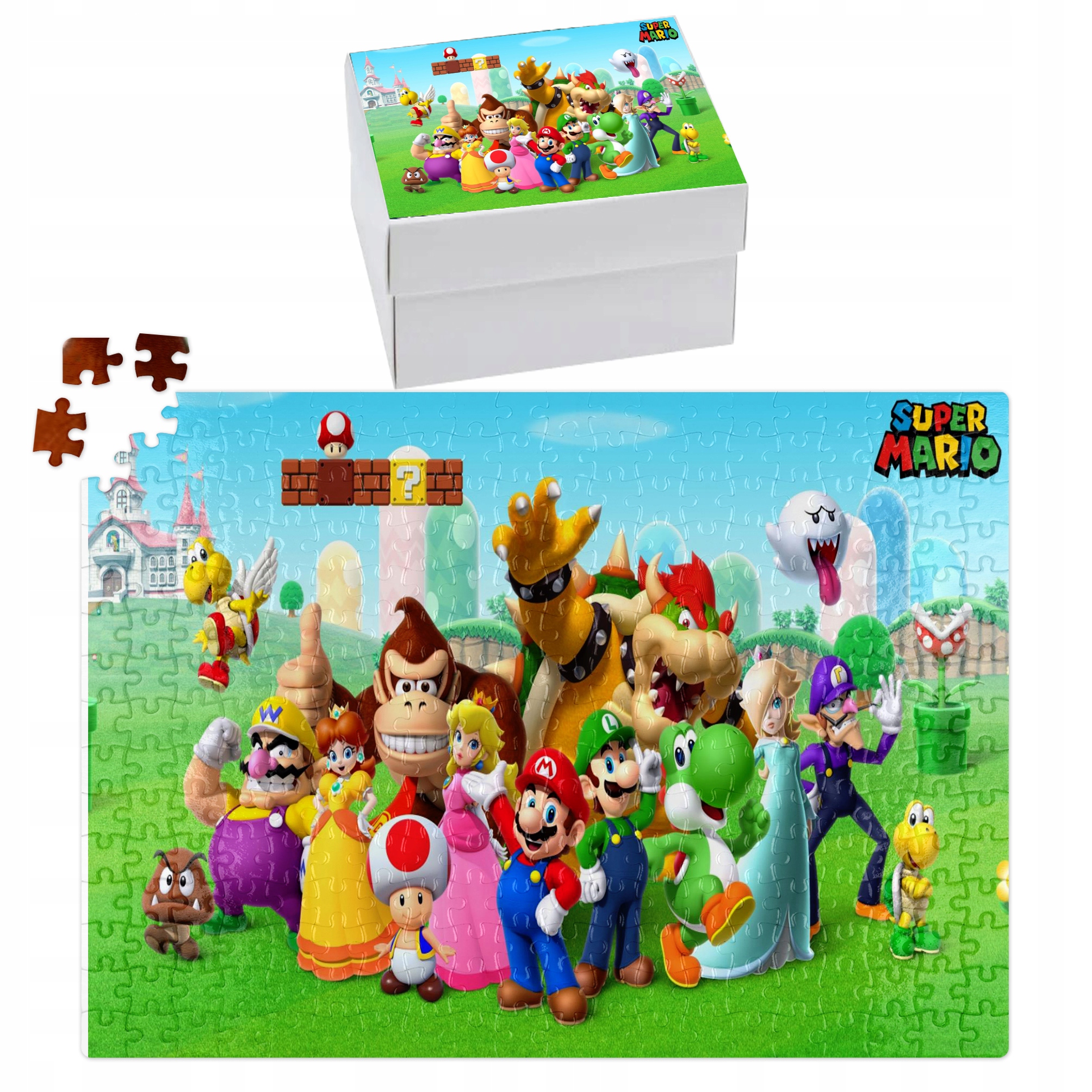 PUZZLE GRA SUPER MARIO BROS RÓŻNE WZORY 96 el + PUDEŁKO 14850793259 ... PUZZLE GRA SUPER MARIO BROS RÓŻNE WZORY 96 el + PUDEŁKO 14850793259 ...