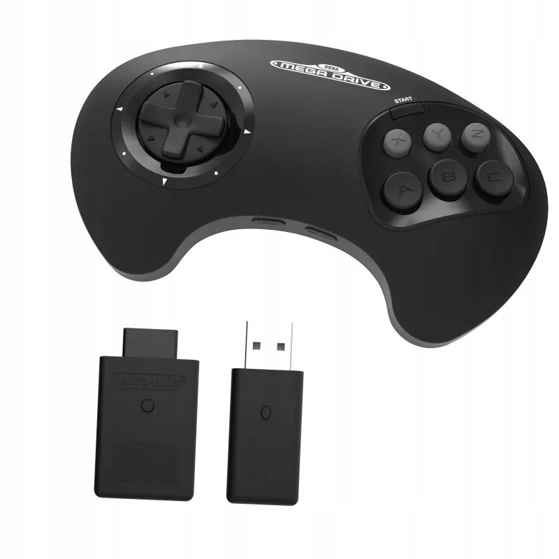 Pad Bezprzewodowy PC Switch SEGA Mega Drive 9-pin Retro-Bit 8 Button ...