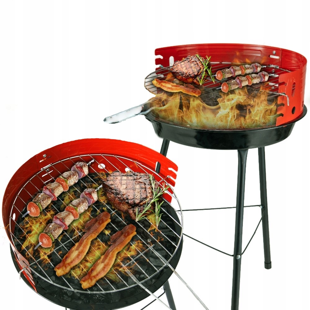 KERTI GRILL KEREK FASZENES 35CM BBQ GRILLRÁCS za 3050.00HUF-ért - Allegro