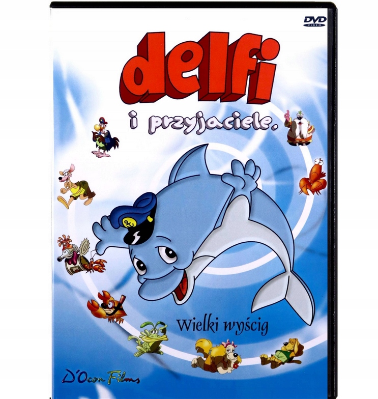 Delfi i przyjaciele: Wielki wyścig płyta DVD • Cena, Opinie - Allegro