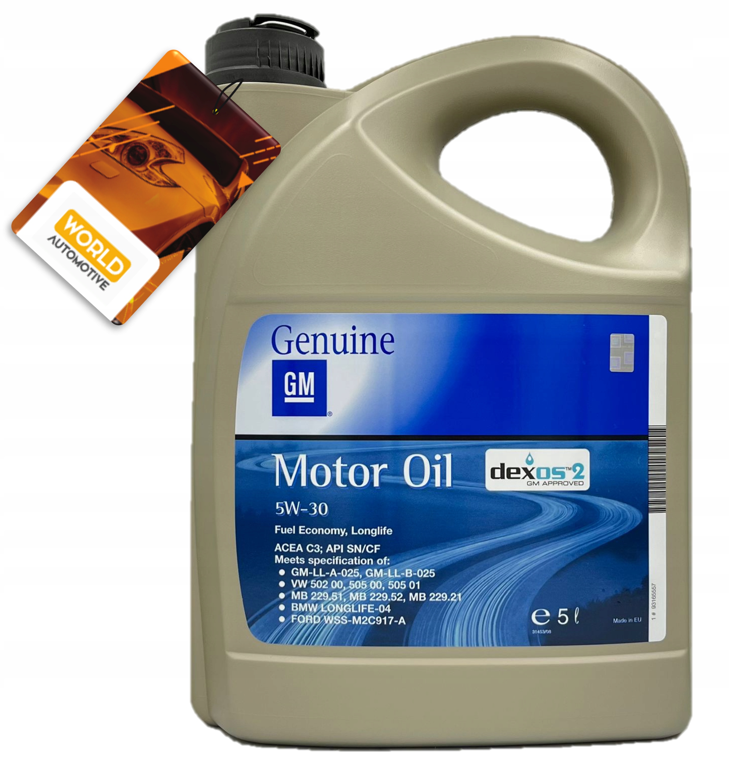GENERAL MOTORS GM OPEL DEXOS 2 5W30 5L 5907783030154 za 124.00PLN z ...