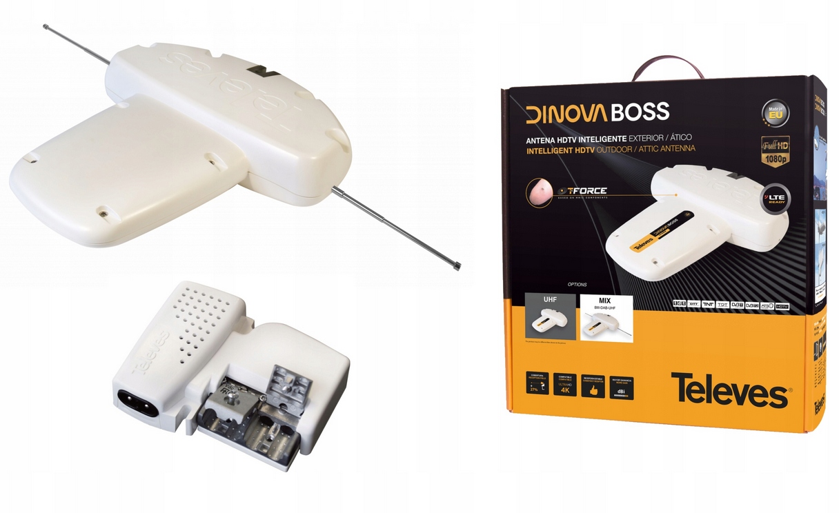Antena DVB-T TELEVES DINOVA BOSS MIX 144211 - Sklep, Opinie, Cena w Allegro