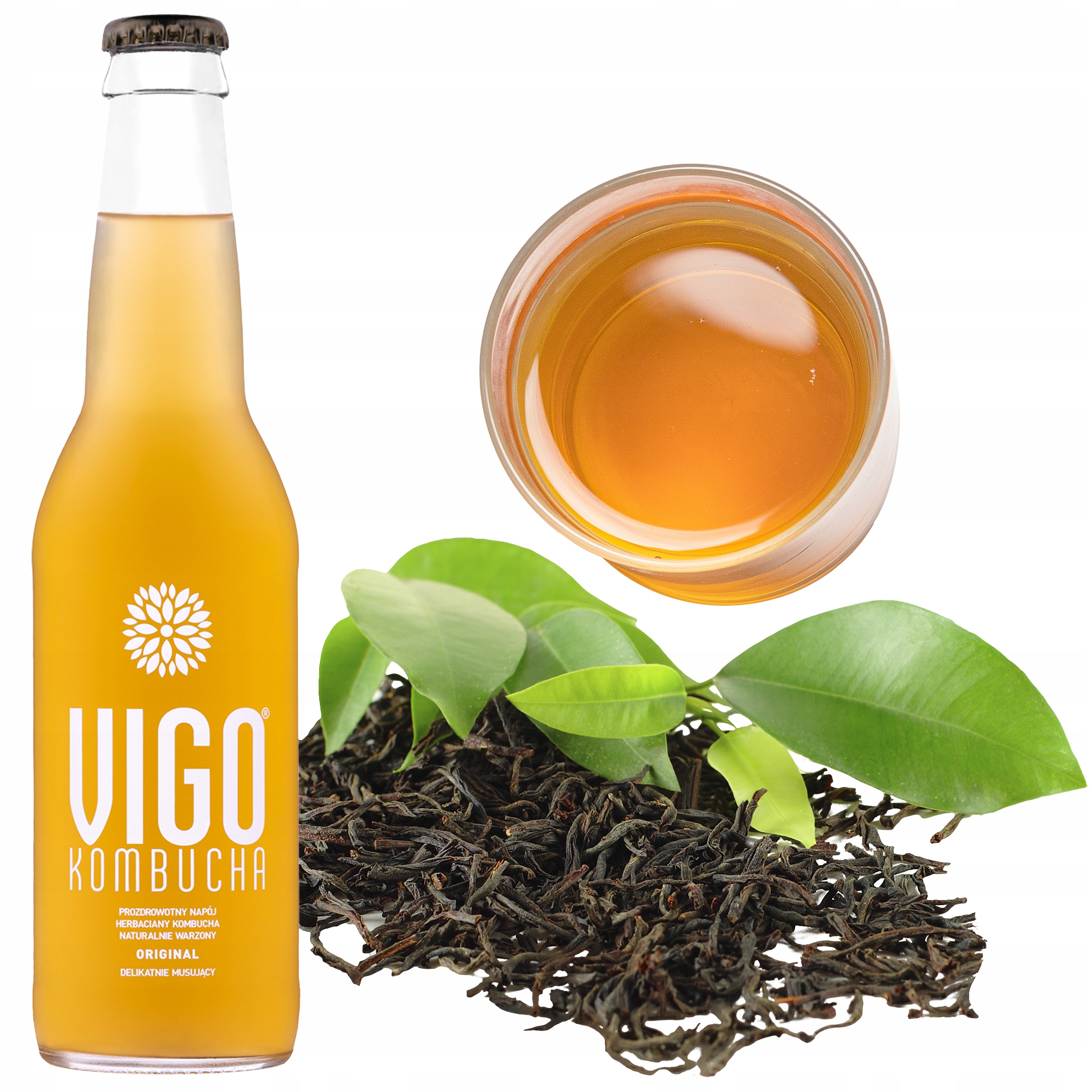 VIGO KOMBUCHA ORIGINAL 330ml HERBACIÁLNÍ NÁPOJ za 30 Kč - Allegro