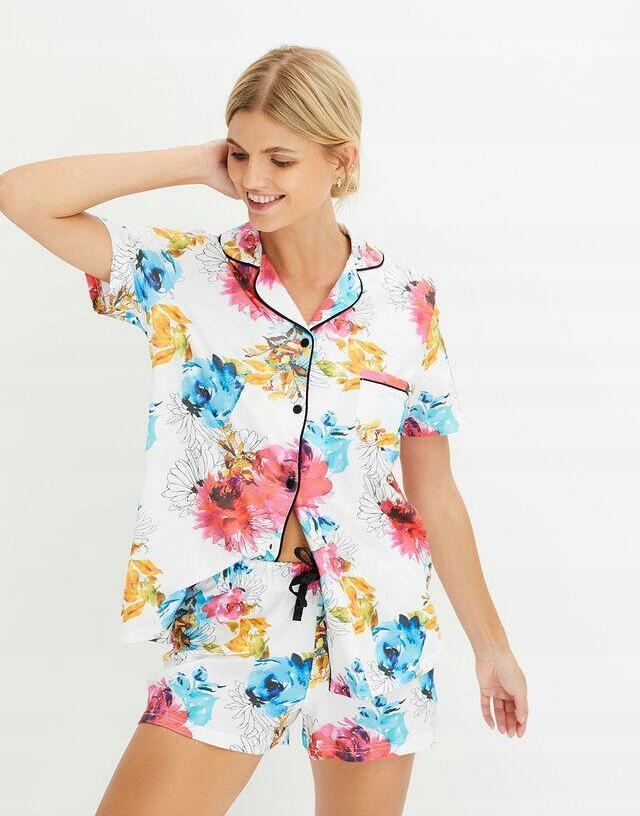 _LZ VD0 PIŻAMA ZE SPODENKAMI _/ 42 • Cena, Opinie • Piżamy 17571974962 ...