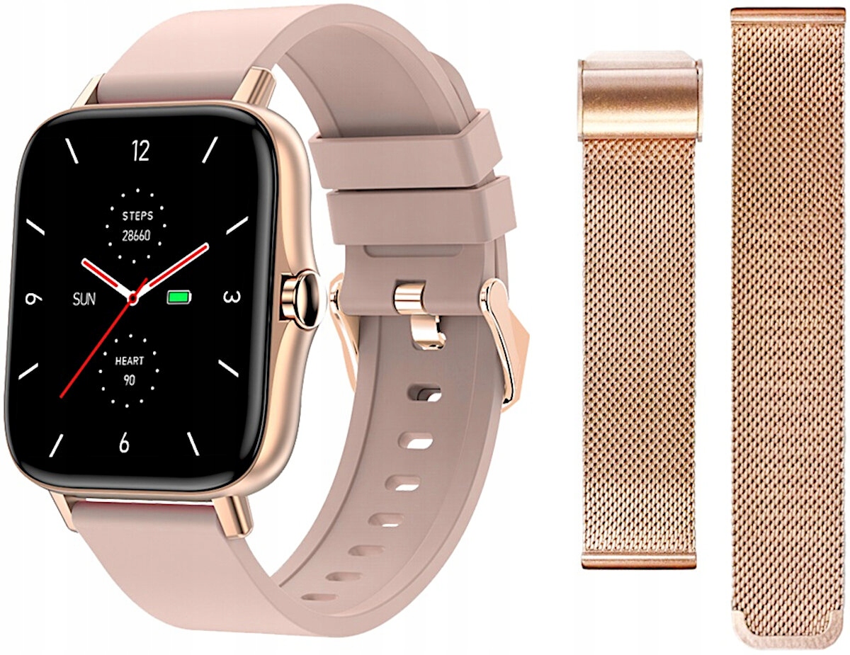 Smartwatch MAXCOM FW55 Aurum Pro Złoty - Sklep, Opinie, Cena w Allegro.pl