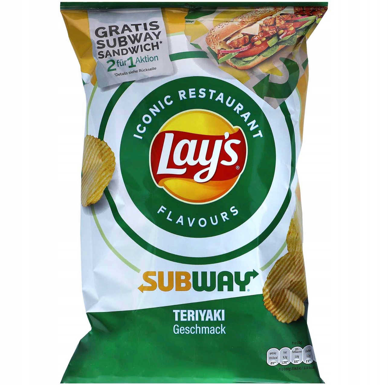 Lay's Subway Teriyaki Chipsy 150 g za 55.00CZK - Allegro