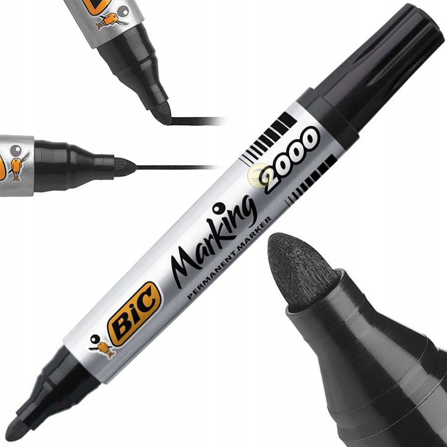 MARKER PERMANENTNY CZARNY MARKING 2000 BIC OKRĄGŁY (3086129999699 ...