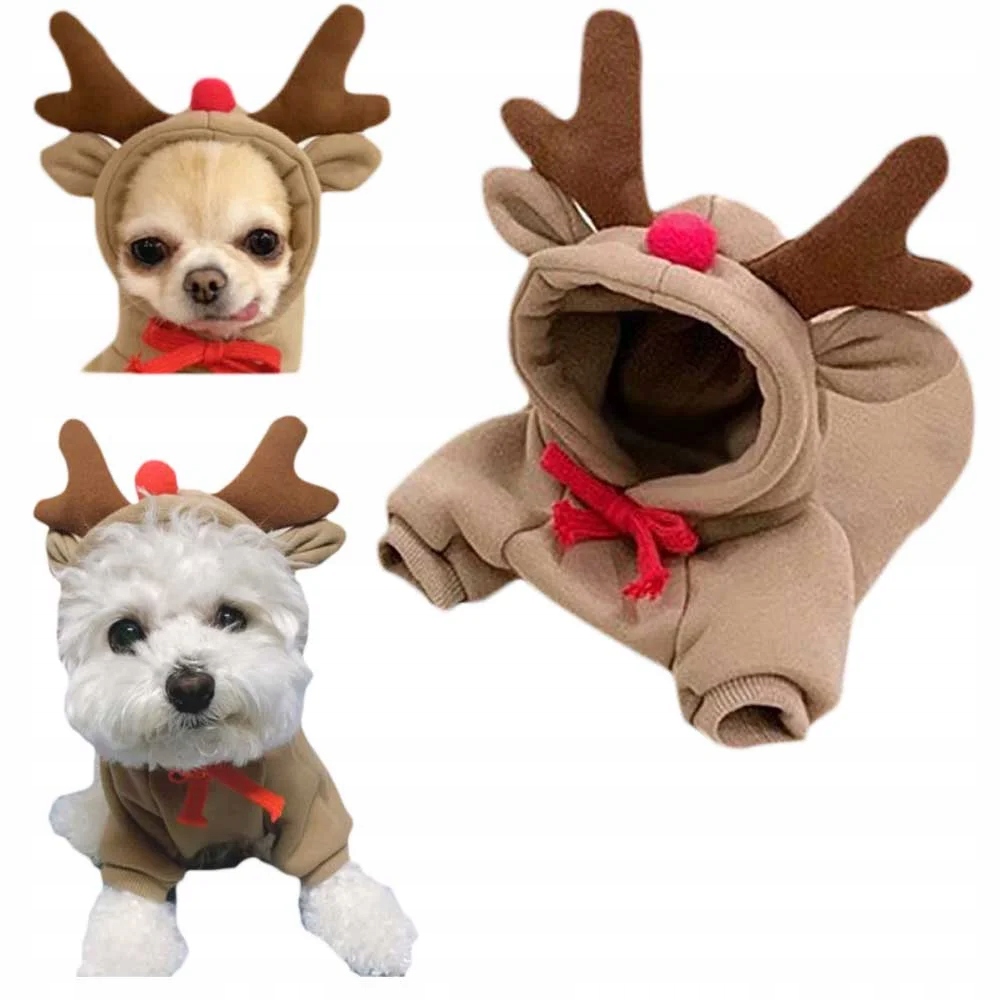 Bluza z rogami renifera dla psa BAMBI L (5904689440933) • Cena, Opinie ...