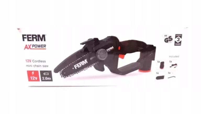 MINI PIŁA ŁAŃCUCHOWA FERM CSM1055 + AKUMULATOR 2AH USB-C (CSM1055 ...