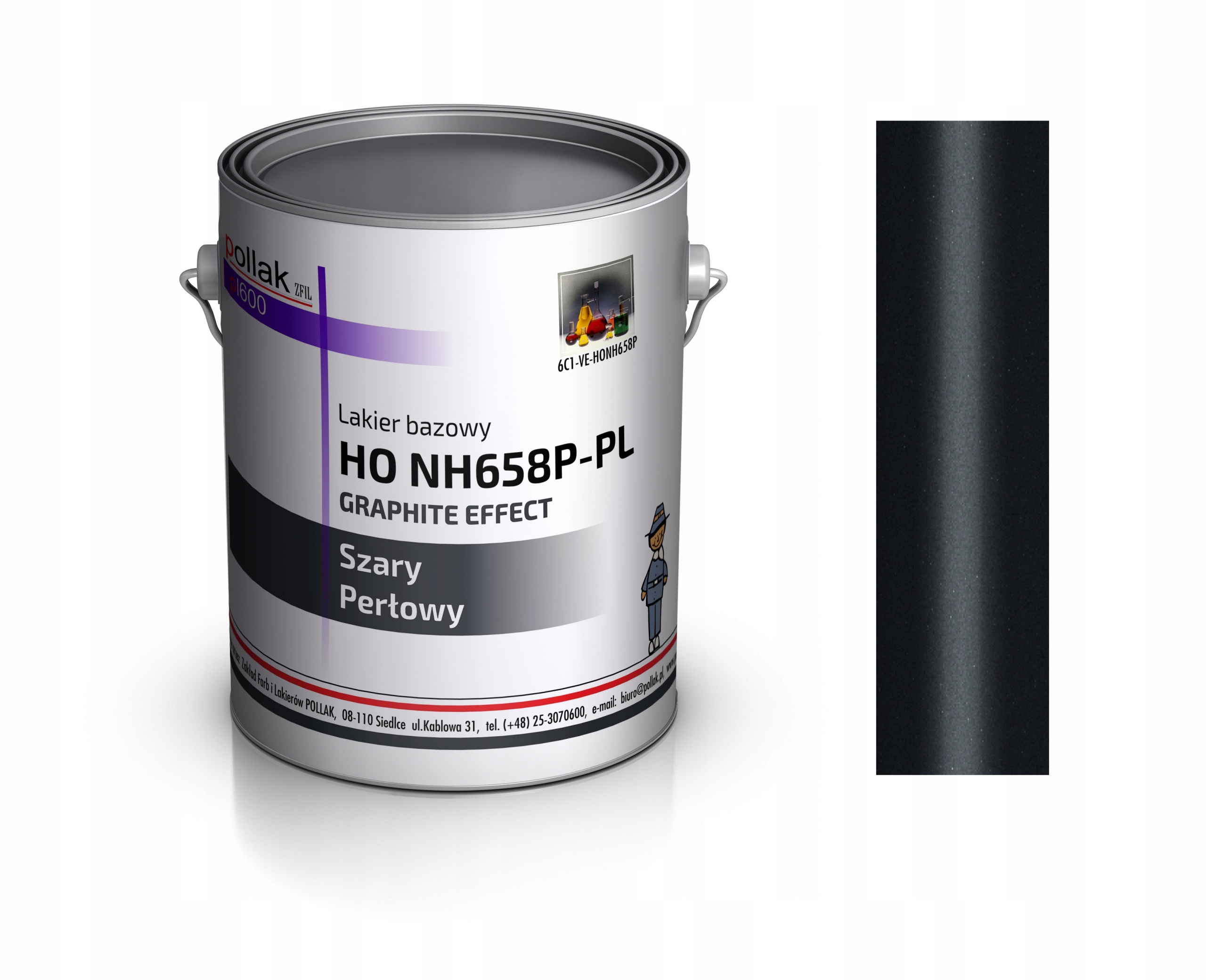 Базовое покрытие Pearl HONDA Graphite NH658P 1 л купить с доставкой из ...