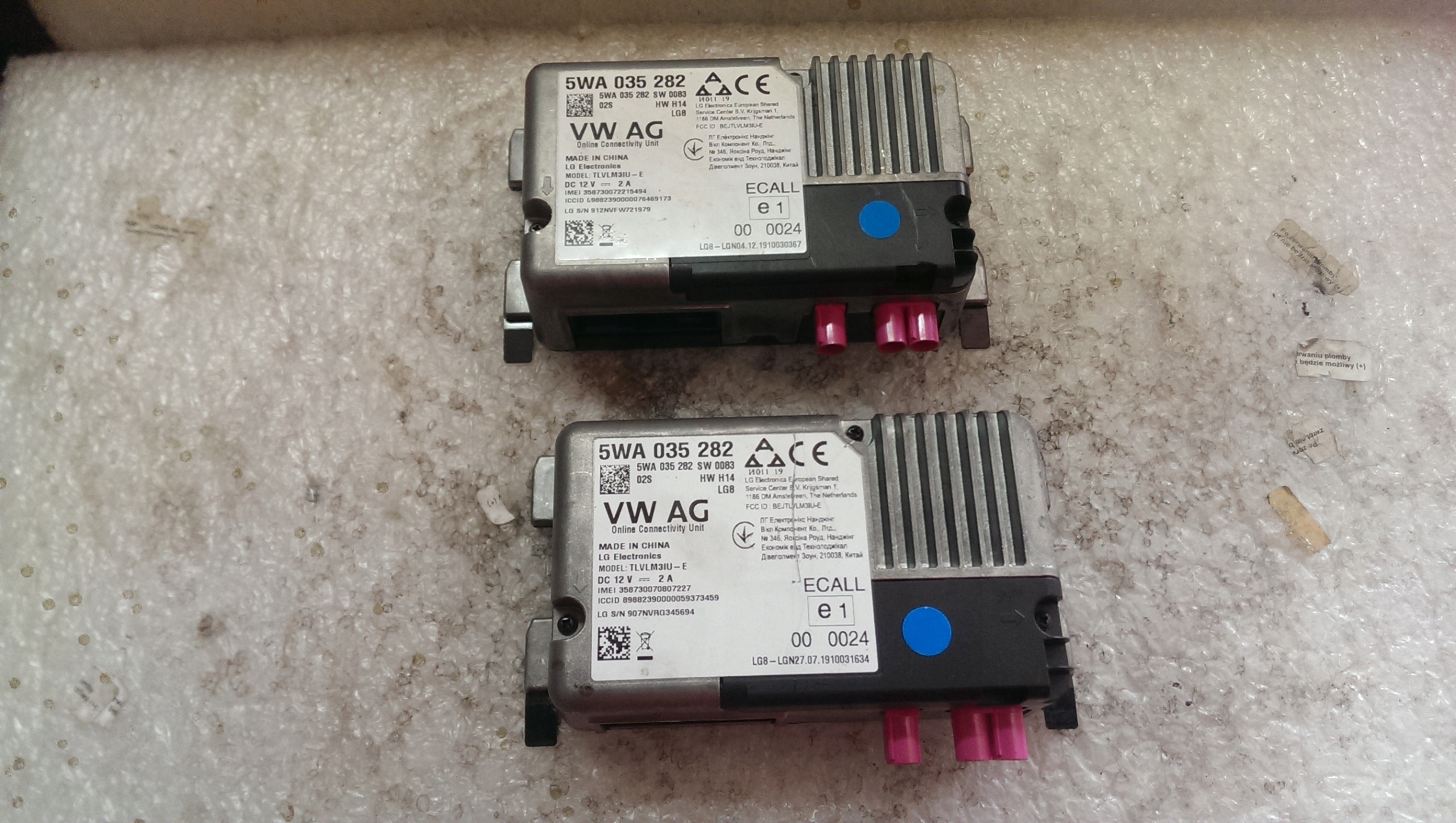 Moduł usług ON LINE VW AUDI SEAT SKODA 5WA035282 za 60.00PLN z kłodzko ...