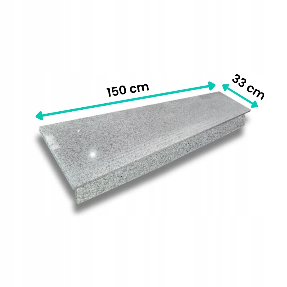 Sada Stupnice+Podstupeň Granitová G603 150x33x2/150x15x2 Leštěný Ryfl ...