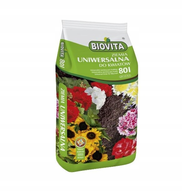 UNIVERZÁLNÍ ZAHRADNÍ ZEMINA PRO VÝSEV KVĚTIN 80 L za 236.00CZK - Allegro