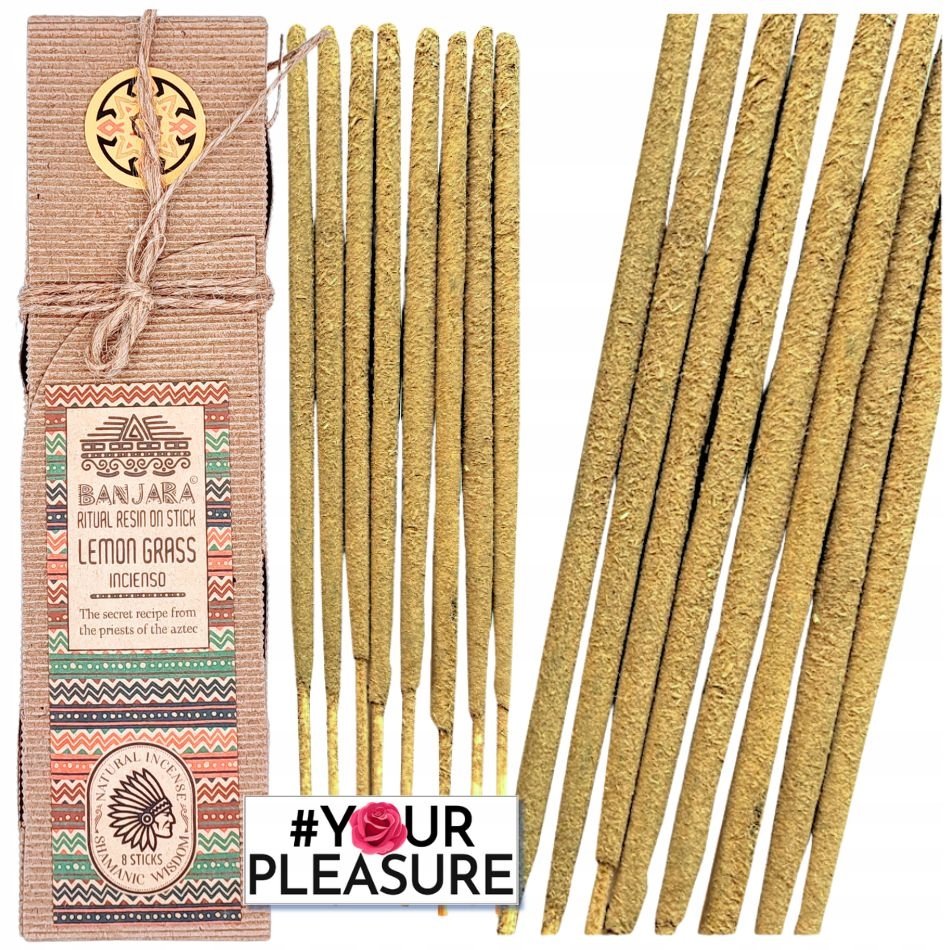 Füstölők Rituális Gyanták Pálcikán Citromfű 8db Banjara za 1950.00HUF ...