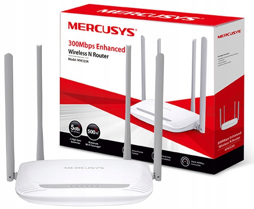 Router Mercusys MW325R 802.11n (Wi-Fi 4) - Sklep, Opinie, Cena w Allegro