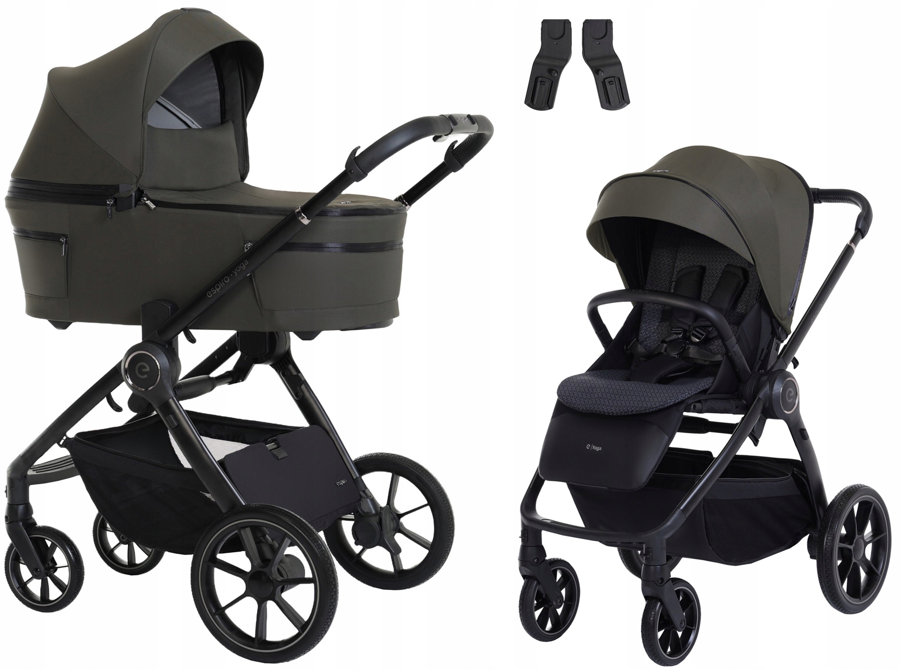 Multifunkciós babakocsi Espiro Yoga 114 zöld 2in1 gondolával és babakocsival, • Ár, Vélemények ...