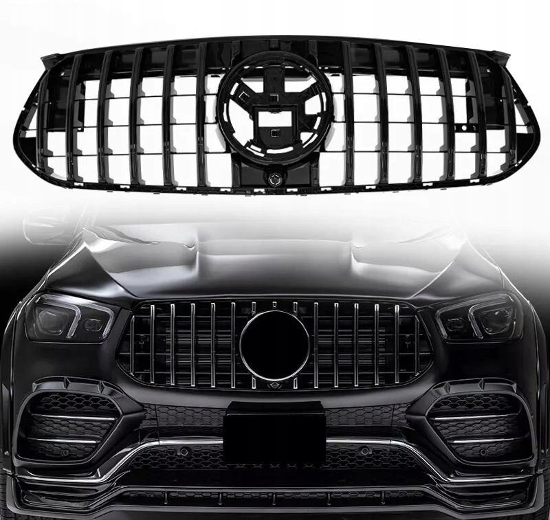 GRILL ATRAPA MERCEDES GLE W167 LIFT 2024+ PANAMERICANA AMG za 649.00PLN ...