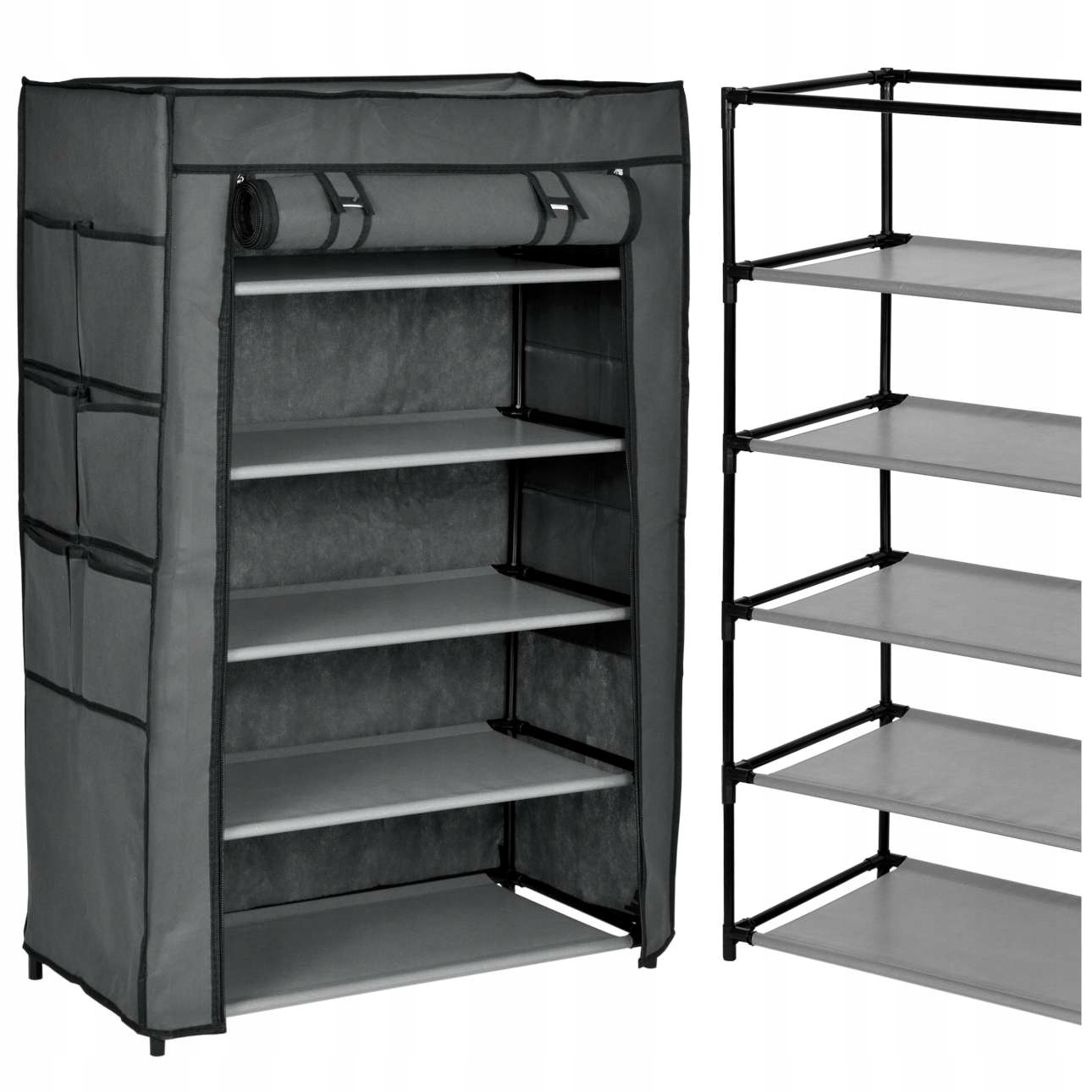 SZAFKA ORGANIZER REGAŁ NA BUTY PÓŁKA STOJAK SZAFA TEKSTYLNA SKŁADANA ...