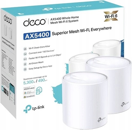 Router TP-Link Deco X60 AX5400 2-PACK 802.11ax (Wi-Fi 6) - Allegro