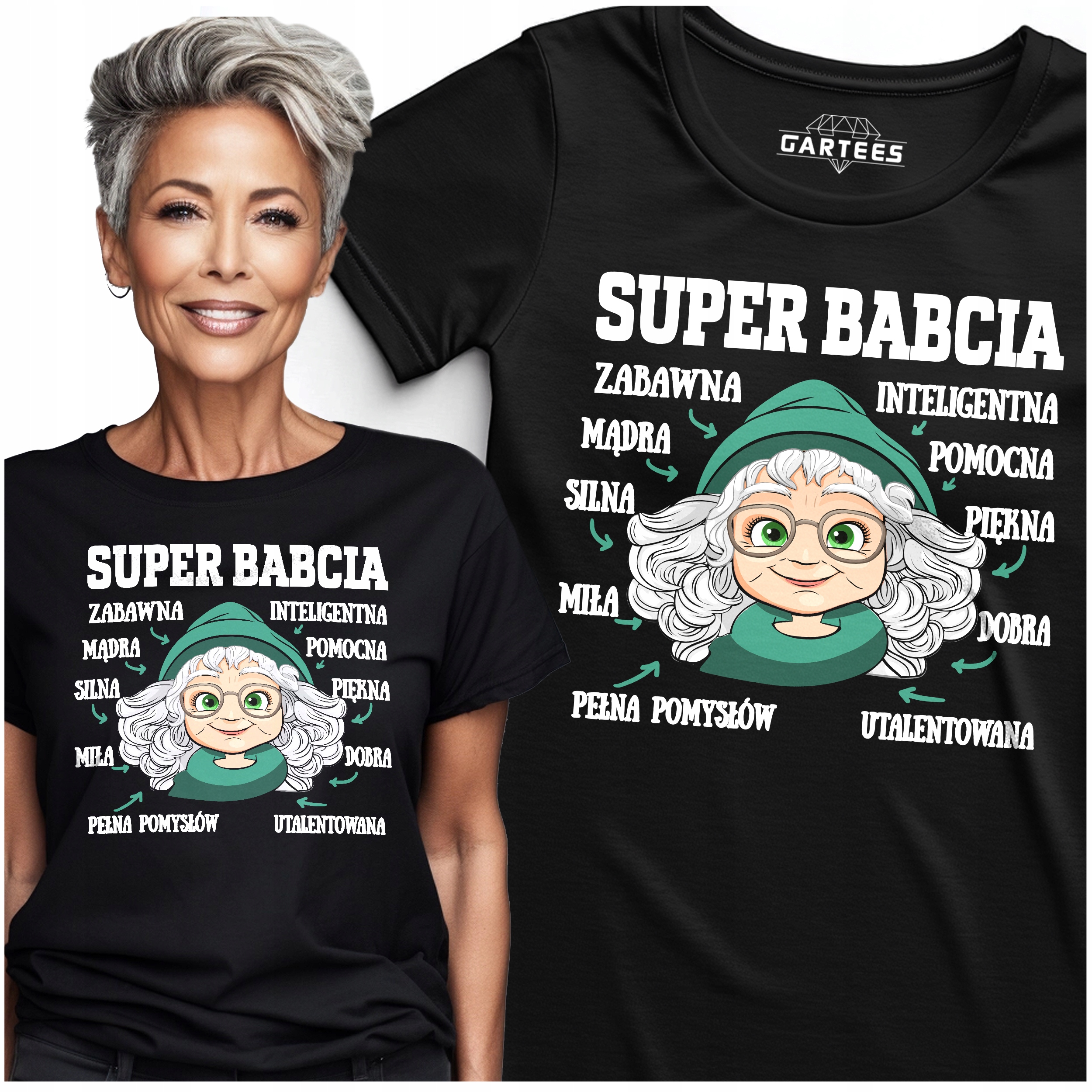 TRIČKO PRO BABIČKU JEDINEČNÝ dárek - Allegro