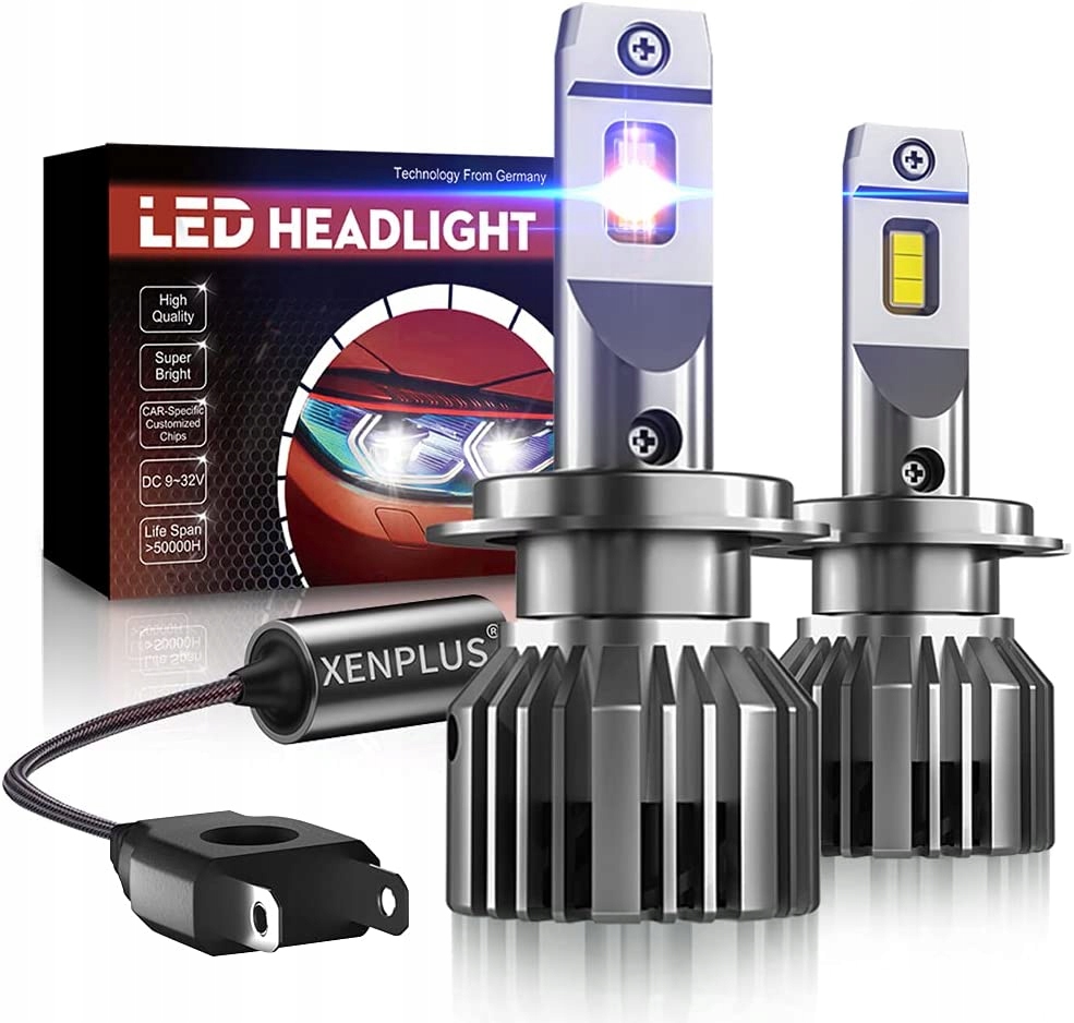 XENPLUS H7 żarówki LED, 350% super jasne H106 • Cena, Opinie - Allegro