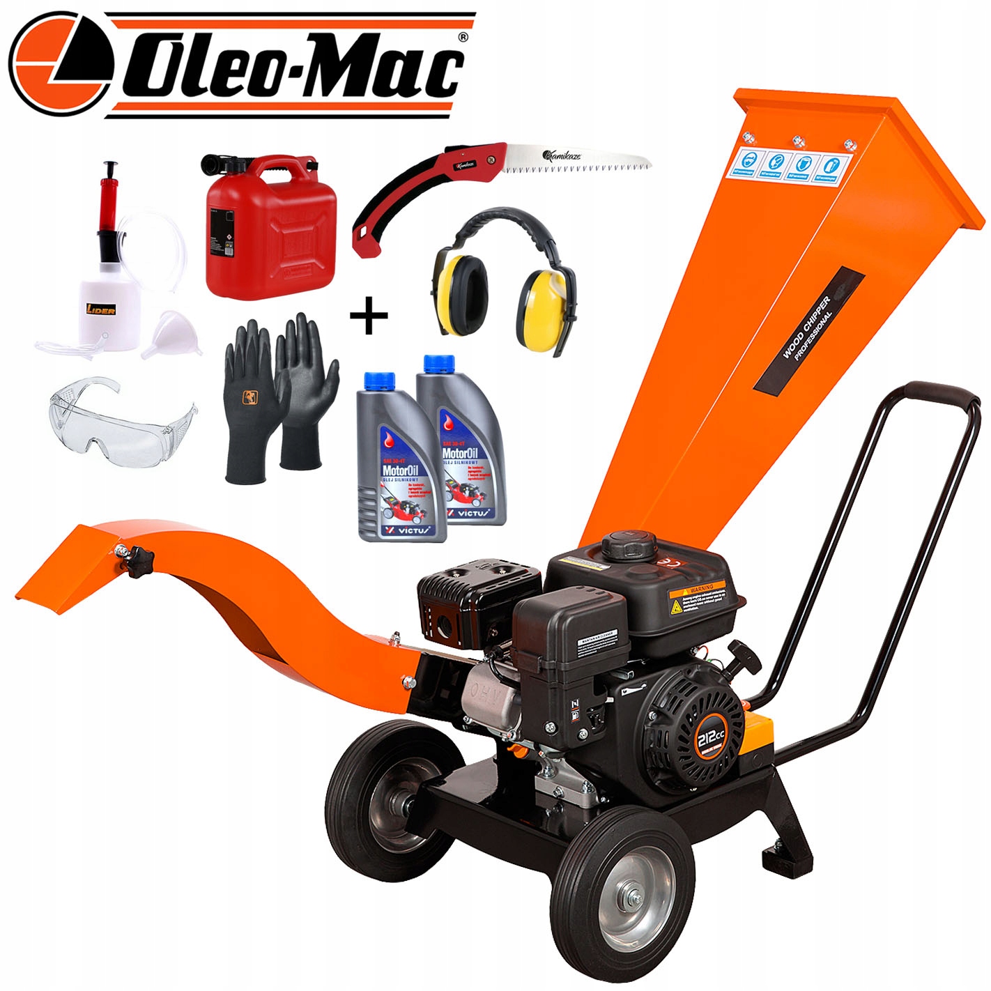 ROZDRABNIACZ SPALINOWY RĘBAK OM LINE OLEO-MAC RDR 60 LONCIN 212CM3 7KM ...