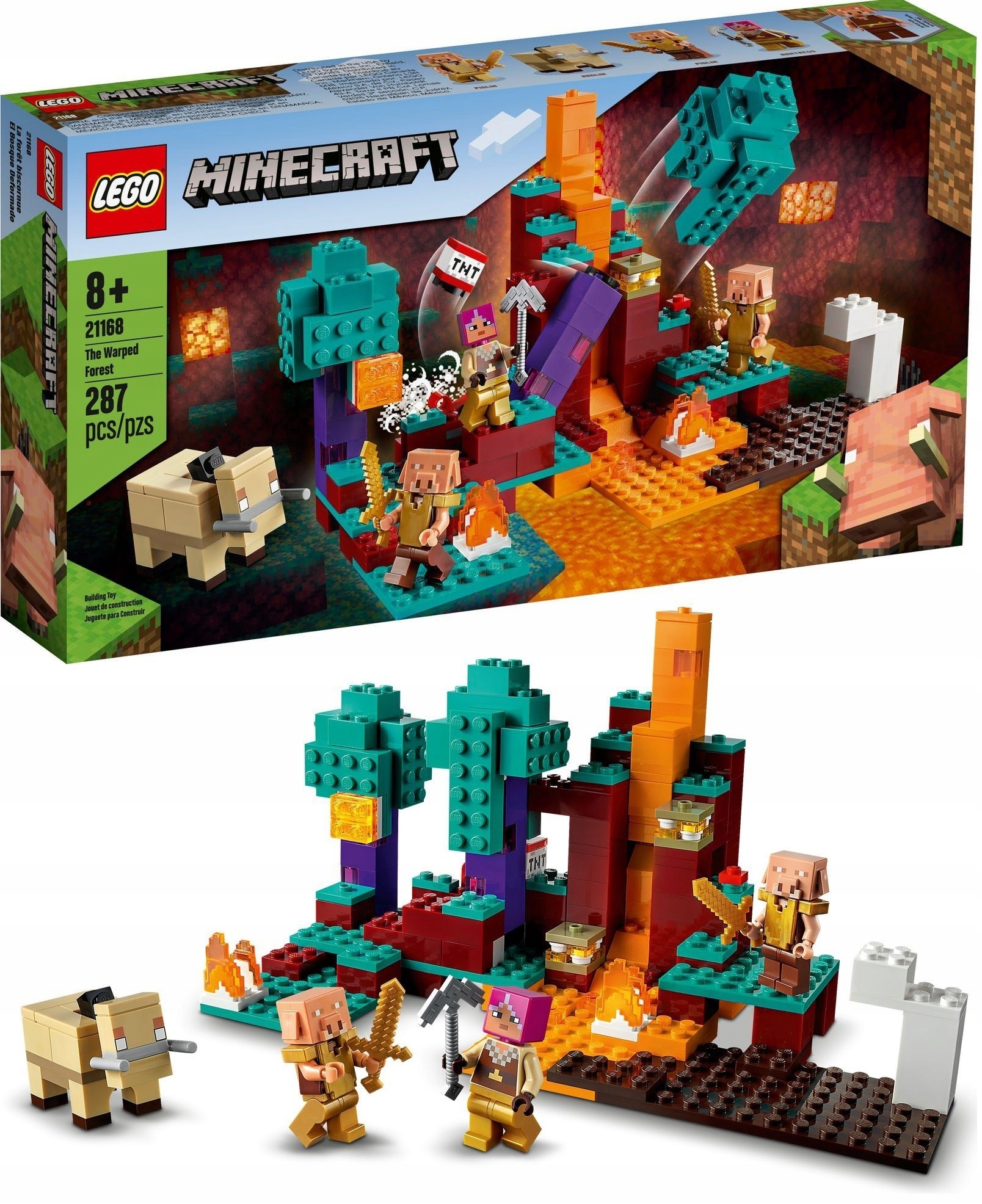 LEGO Minecraft 21168 Spaczony las (5702016913460) • Cena, Opinie ...