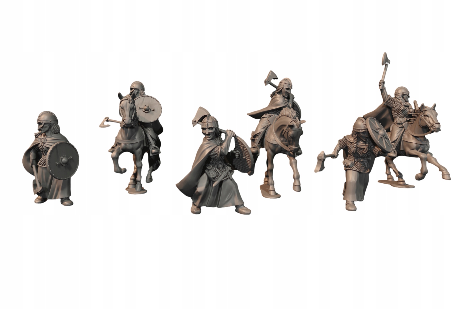 ShieldMaidens with Axes Mounted - x1 - Rohan LOTR - Stan: Nowy 27.50PLN ...