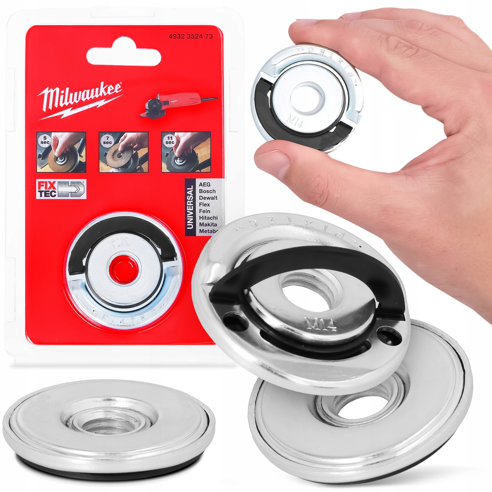 NAKRĘTKA SZLIFIERKI KĄTOWEJ M14 Milwaukee UNIWERSALNA 125 150 ...