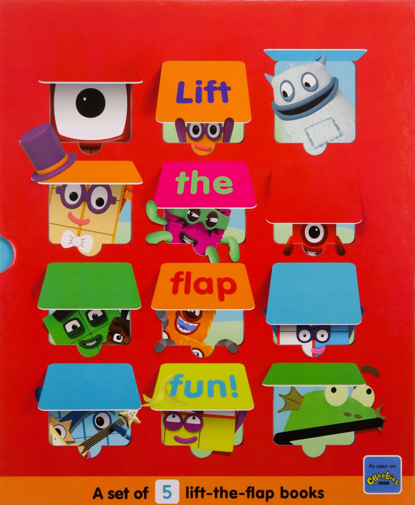 NUMBERBLOCKS+ALPHABLOCKS LIFT-THE-FLAP BOX SET - Numbers 1 to 100 ...