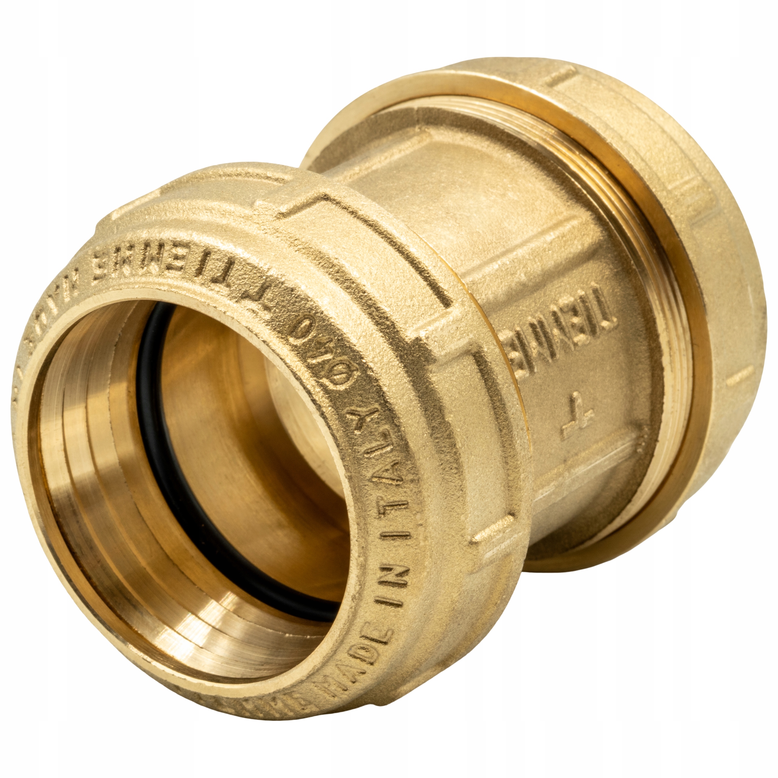 MOSAZNÁ SPOJKA NÁTRUBEK 32X32 PRO TRUBKY PE MOSAZ VYSOKÁ KVALITA ITAP ...