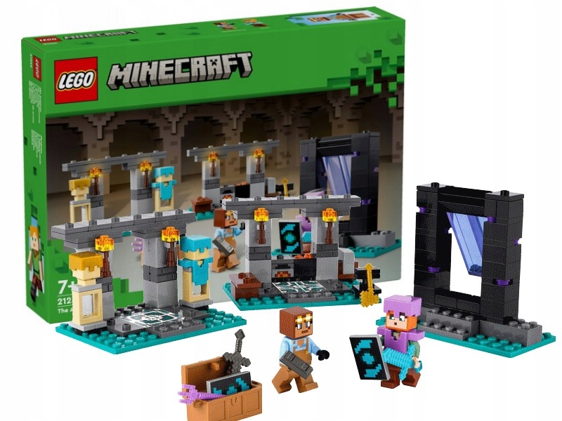 LEGO MINECRAFT 21252 ZBROJOWNIA zestaw klocków +7 lat (5702017583280 ...