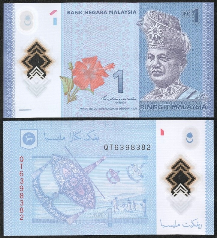 $ Malezja 1 RINGGIT P-51c UNC 2021 • Cena, Opinie • Azja 14356916236 ...