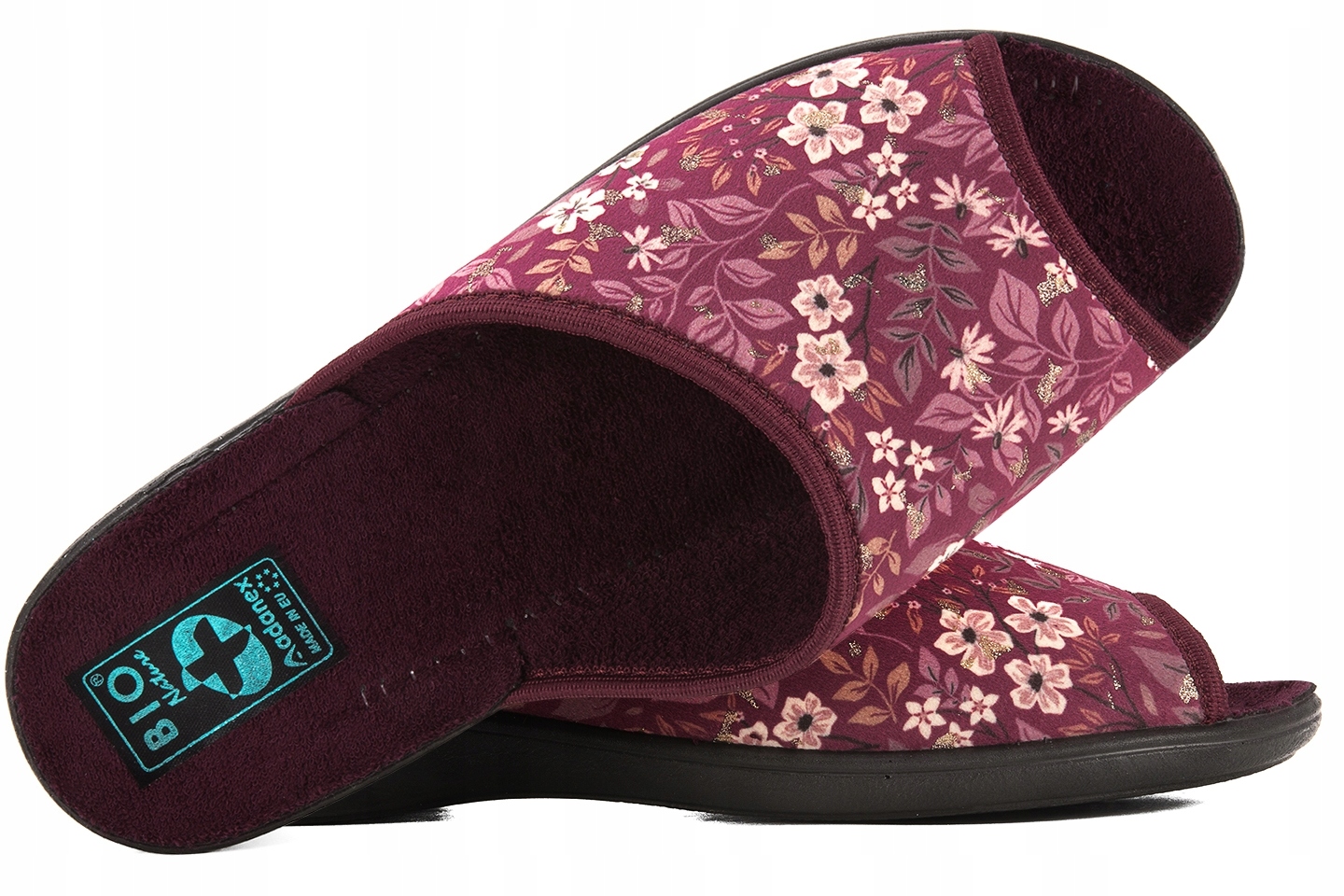 ADANEX 29155 DÁMSKÉ TEXTILNÍ SANDÁLE PANTOFLE PU VÍNOVÉ 40 za 298.00CZK ...