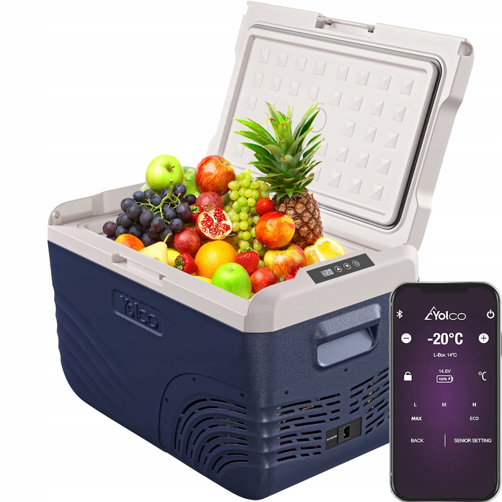 Przenośna lodówka kompresorowa Yolco NX30 Blue - 5902721195667 ...