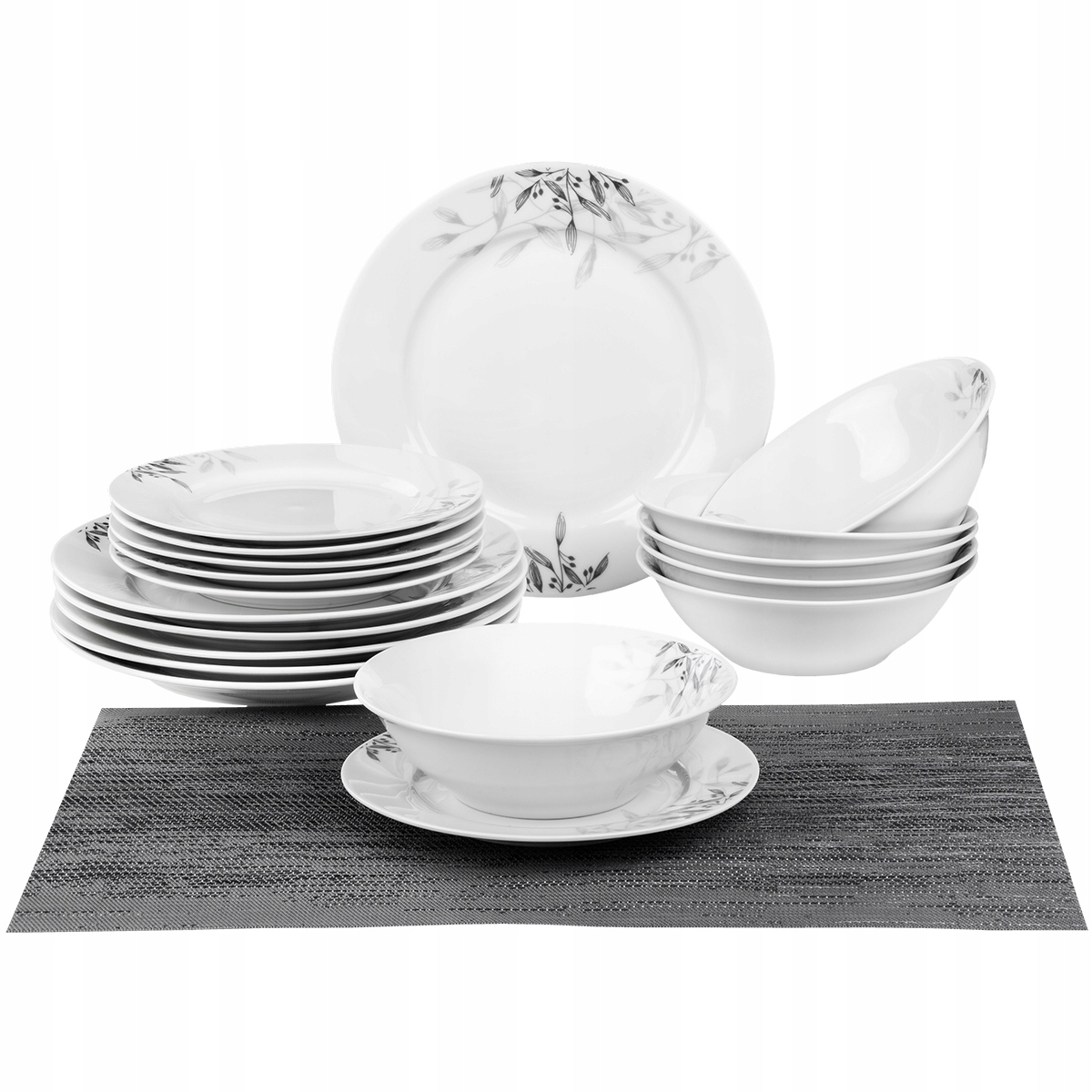 Serwis obiadowy Prima Deco Nature & classic natura 18 szt. • Cena, Opinie - Allegro