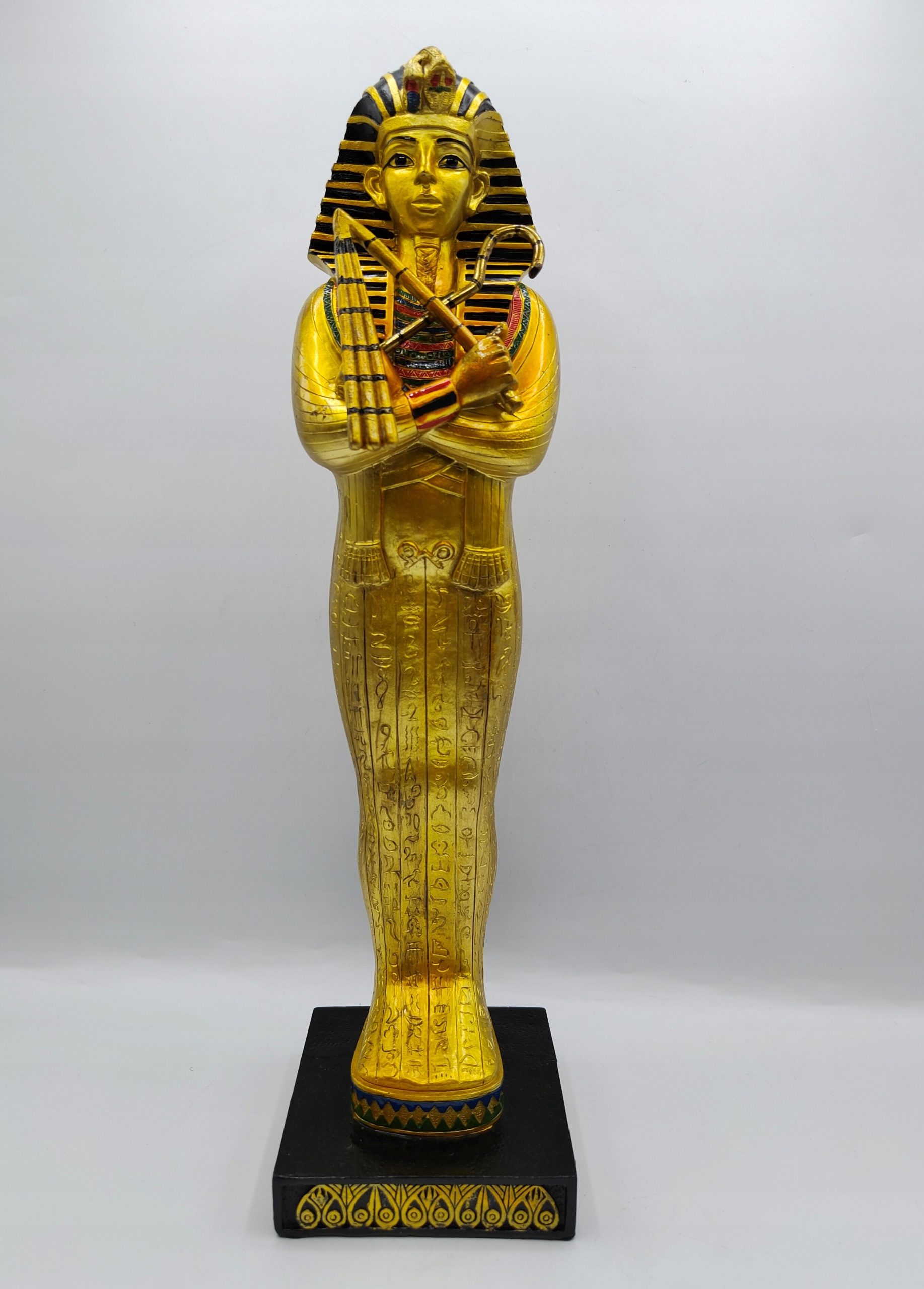 EGIPT duży złoty sarkofag 35cm FARAON Tutanchamon 13798218158 - Allegro.pl