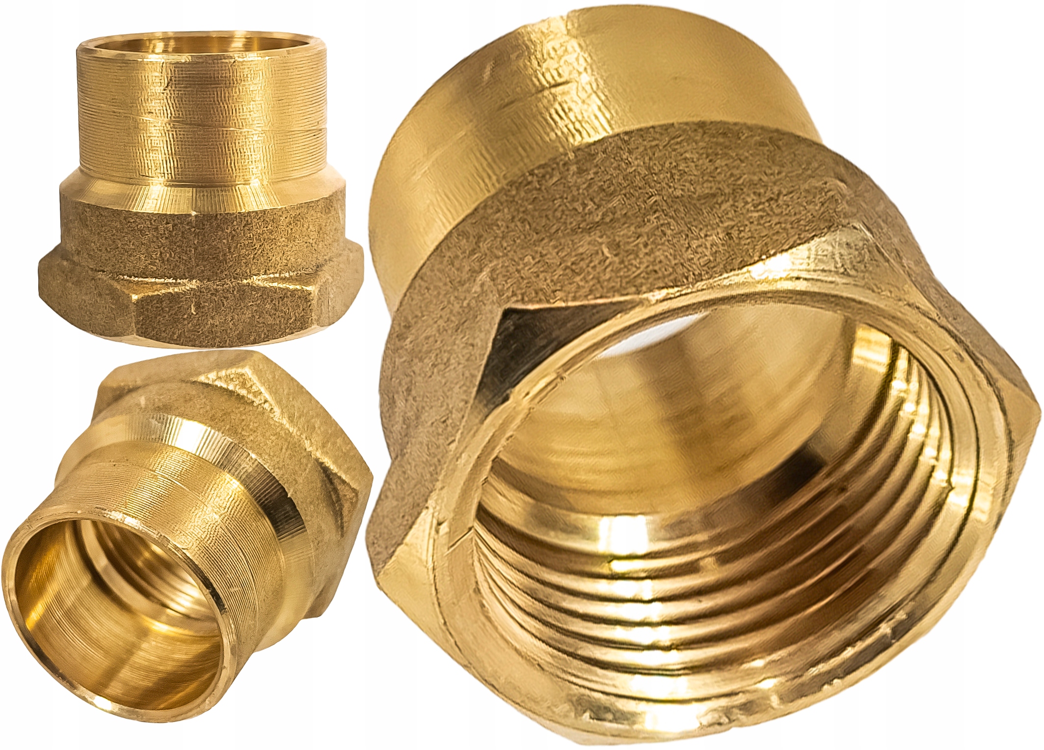 MUFA MUFKA ZŁĄCZKA MUFOWA FI 22 x 3/4" CALA GW MOSIĘŻNA DO LUTOWANIA ...