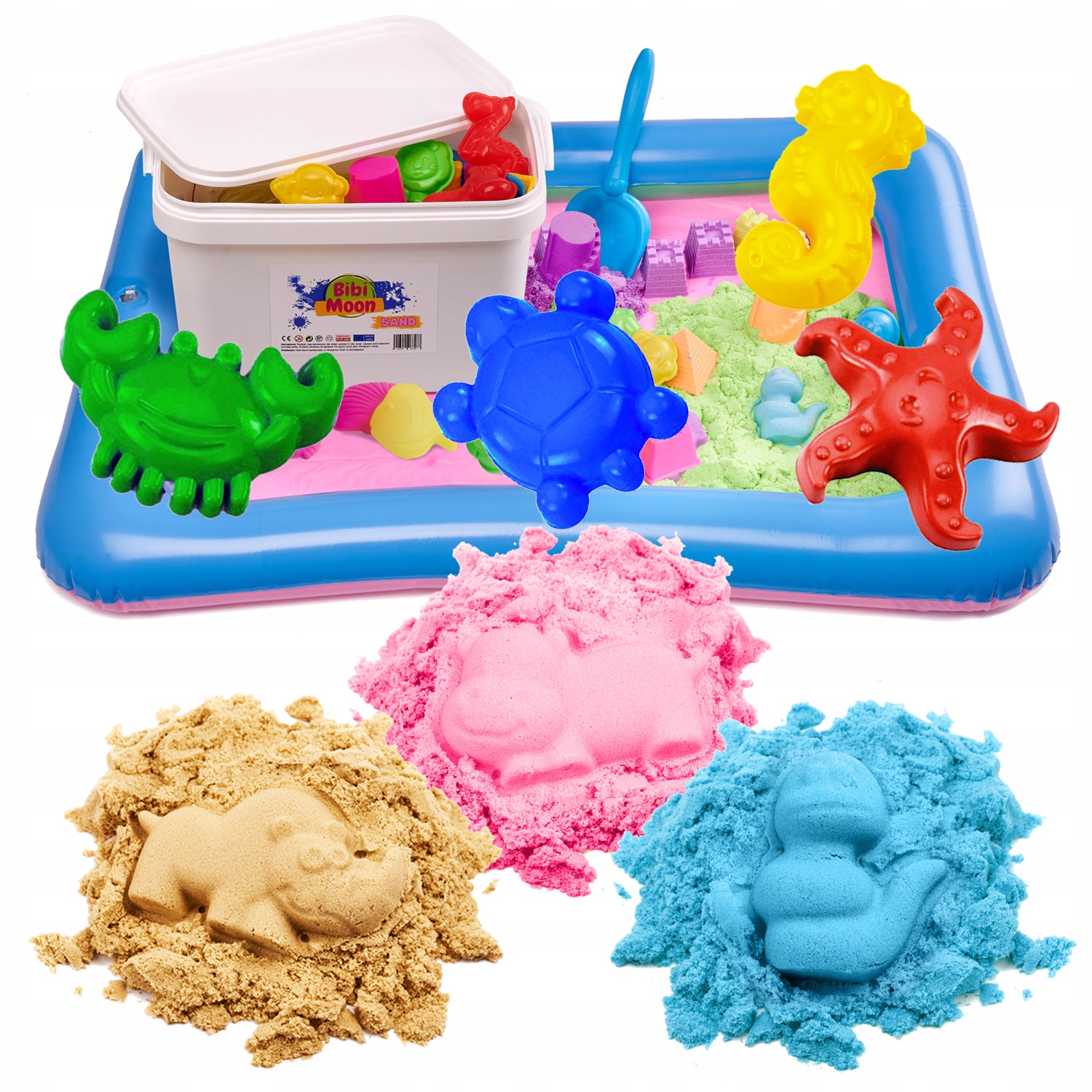 Piasek Kinetyczny Piaskownica - Niska cena na Allegro