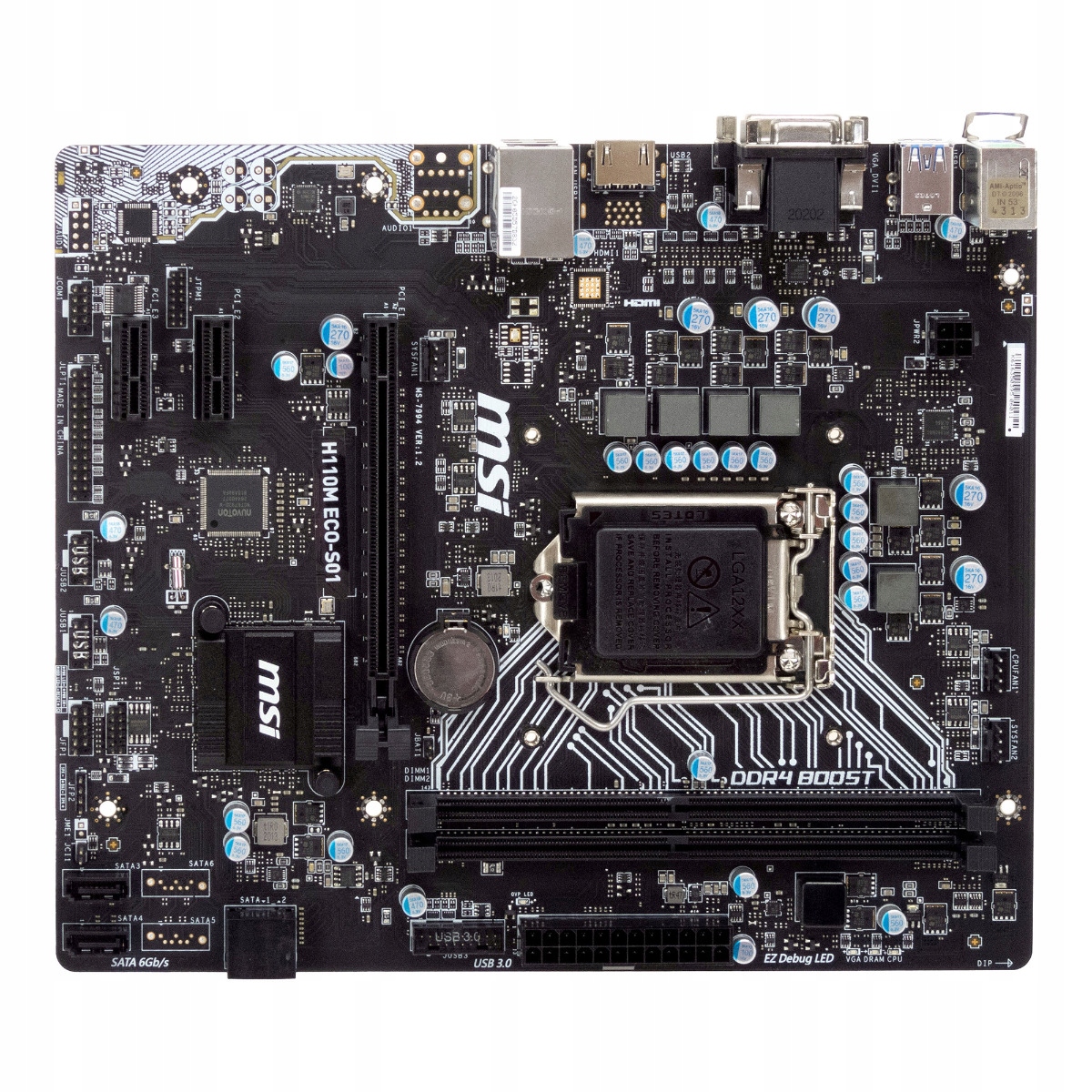 Płyta Główna MSI H110M ECO-S1 MS-7994 VER:1.2 SOCKET 1151 DDR4 PCIe ...