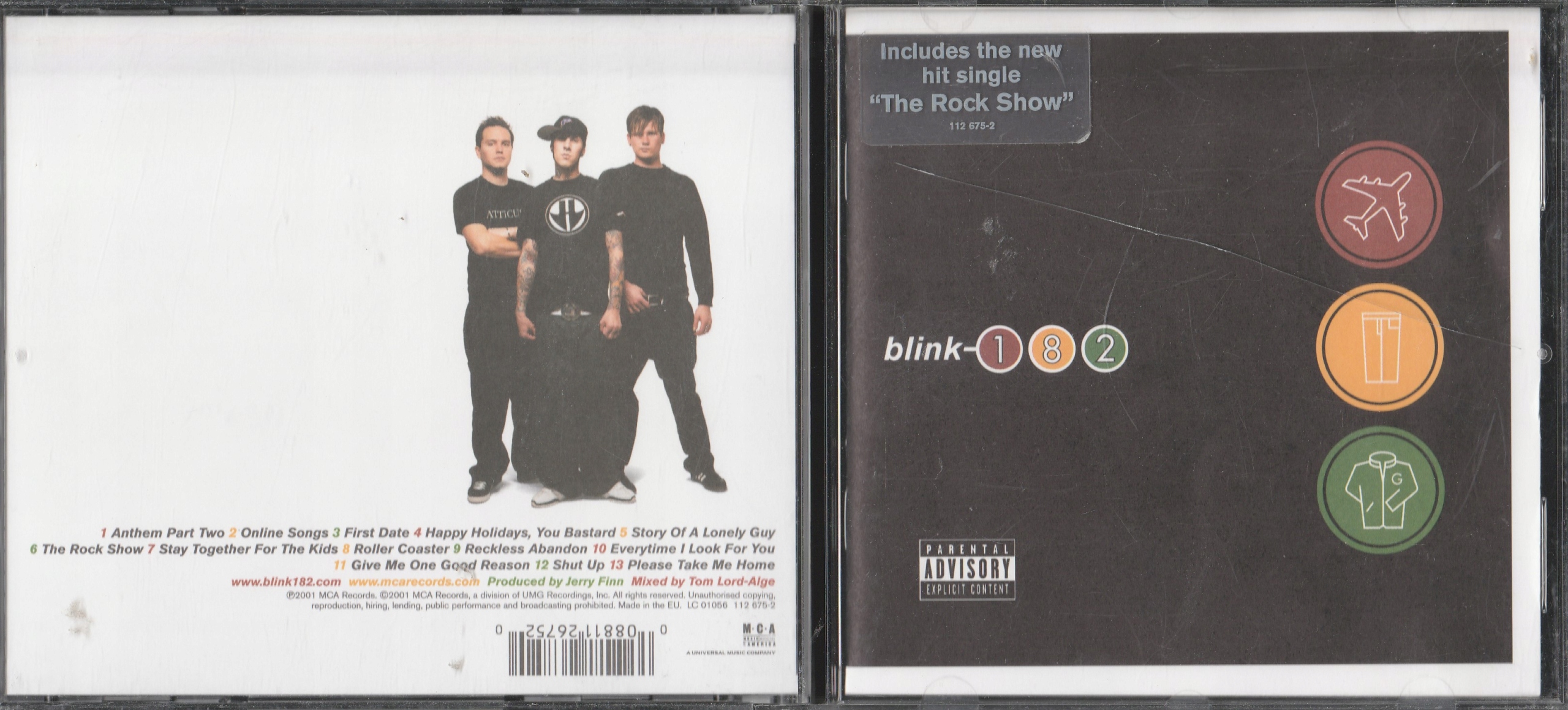 Płyta CD Blink-182 - Take Off Your Pants And Jacket 2001 I Wydanie ...