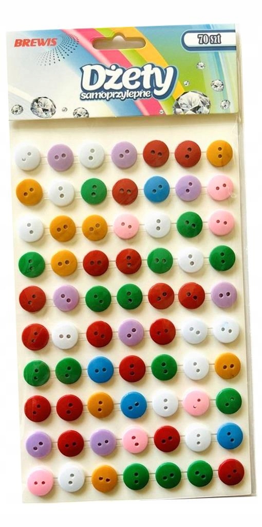 STRASSZ ÖNTAPADÓS GOMBOK 70DB za 990.00HUF-ért - Allegro