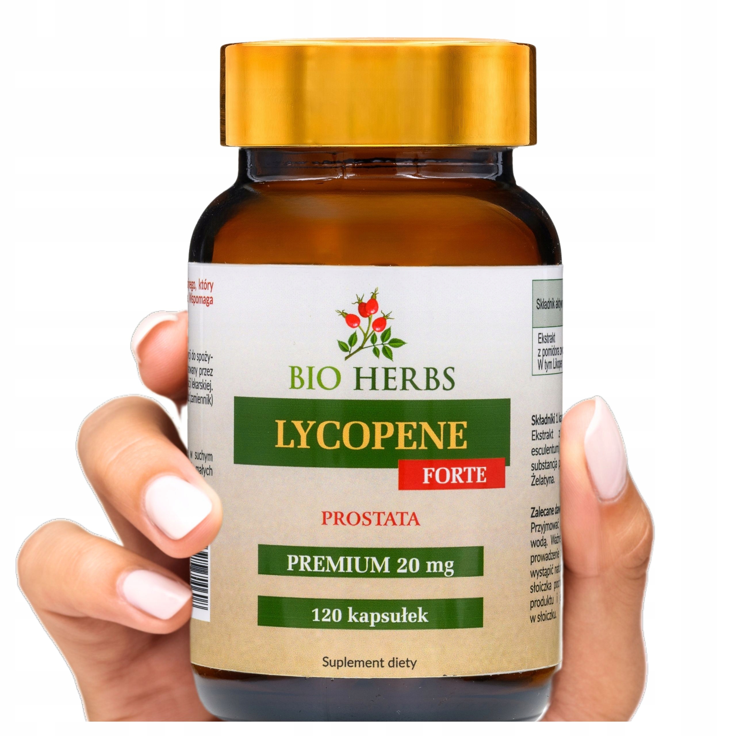 Likopen lycopene forte 20mg prostata serce 120szt antyoksydant moc ...