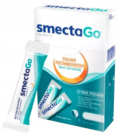 IPSEN SmectaGo zawiesina doustna o działaniu przeciwbiegunkowym 8 ...