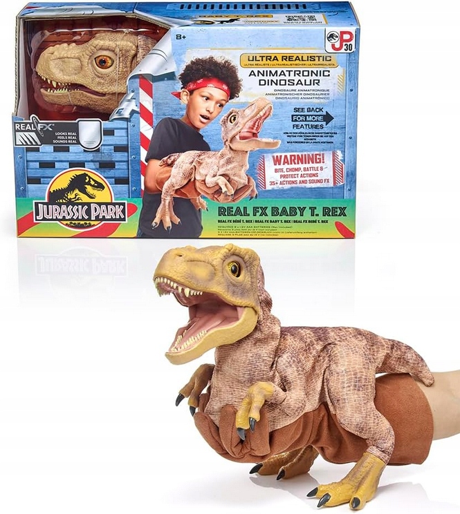 Figurka Wow! Stuff Jurassic Park REALISTYCZNY FX Baby T. Rex Interaktywny (05055394025974 ...