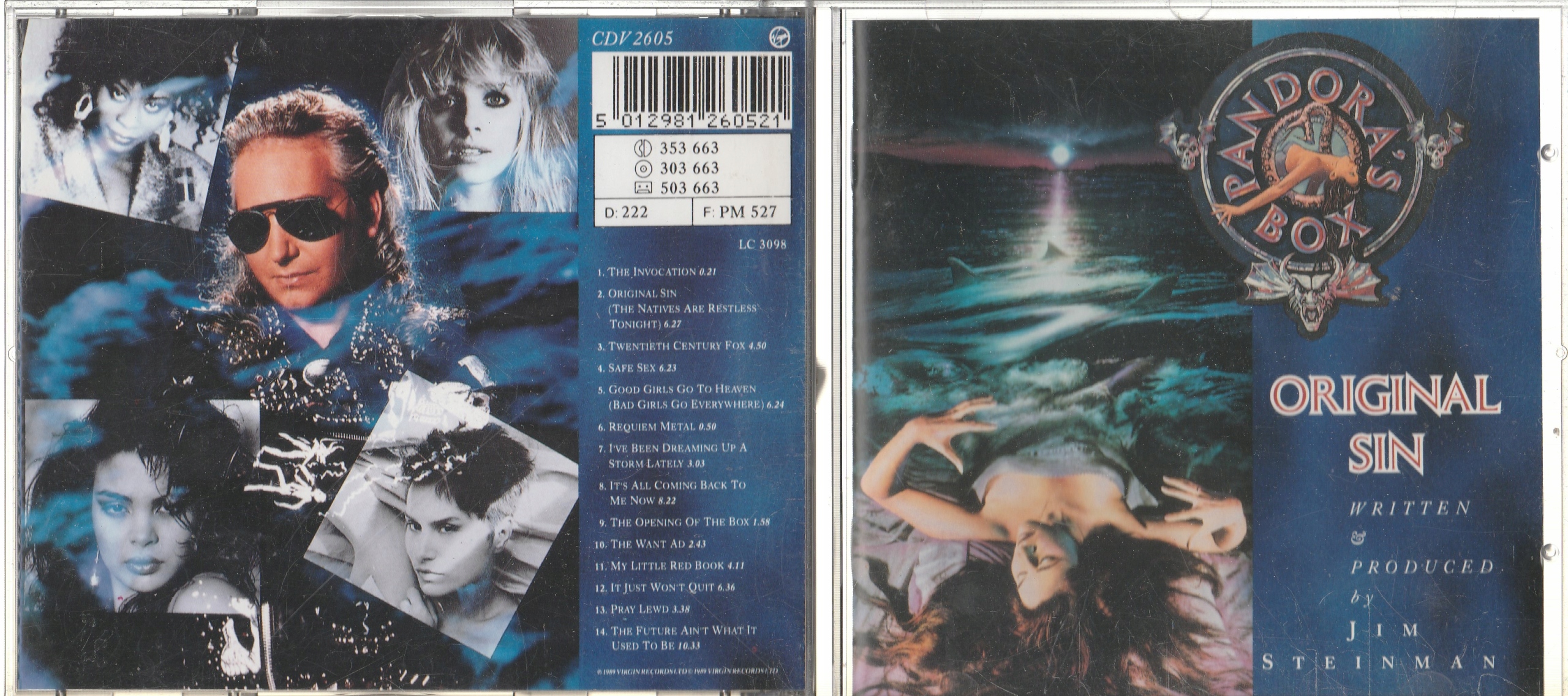 Płyta CD Pandora's Box - Original Sin 1989 I Wydanie ...